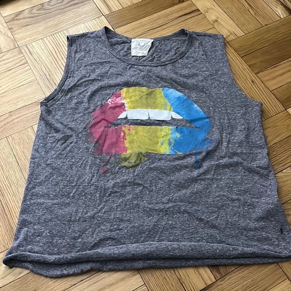 Tops | Lips Tank | Poshmark